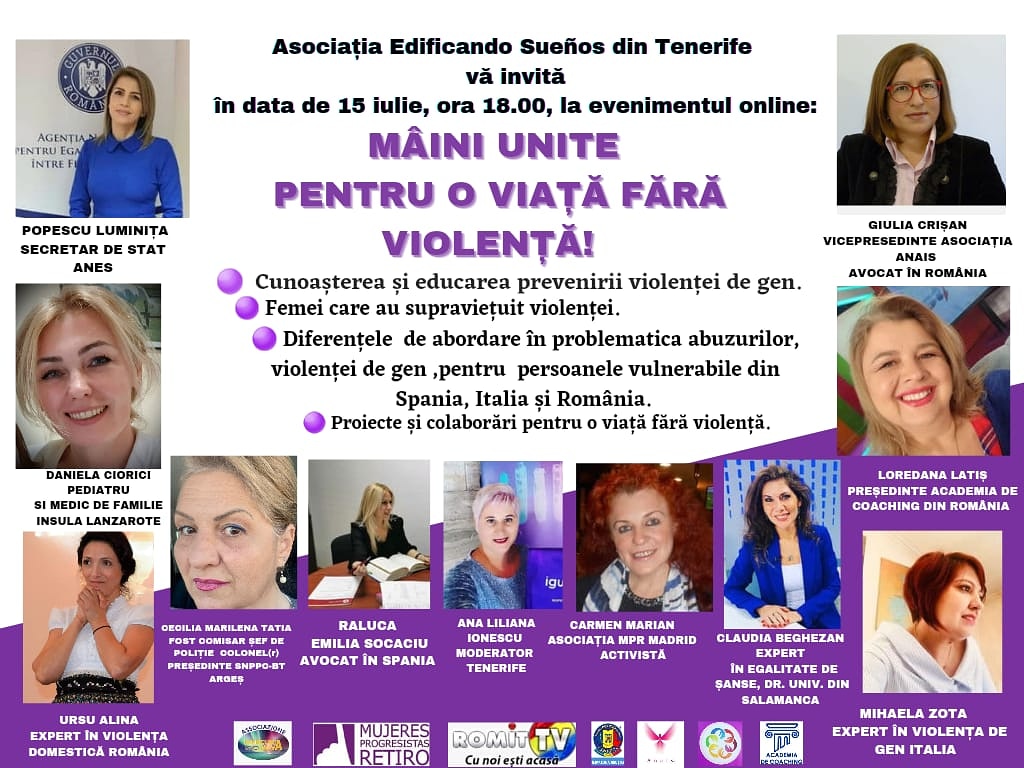 „MÂINI UNITE PENTRU O VIAȚĂ FĂRĂ VIOLENȚĂ!” – Ziarul românilor din ...